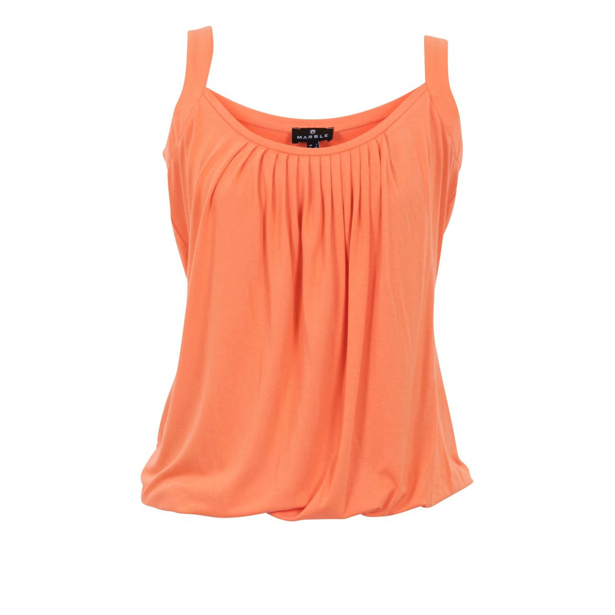 Peach Bloused Sleeveless Top – GALLERIA FASHIONS
